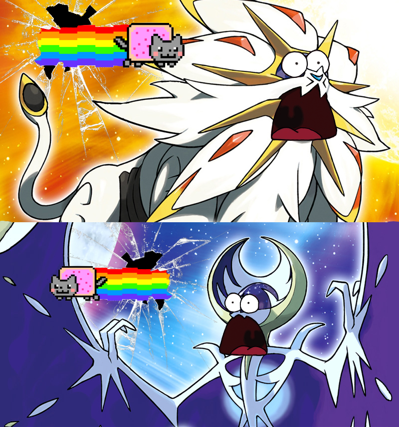 Solgaleo + Lunala high quality memes by lovesnivi on DeviantArt