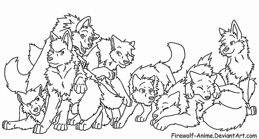 Request - Wolf Pack 2 by Firewolf-Anime on DeviantArt