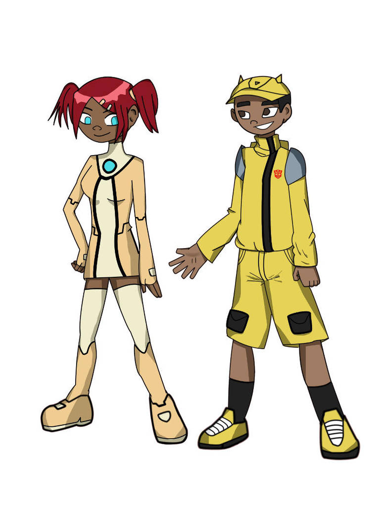 TFA Sari and Human Bumblebee by xAutaineXDreamerx on DeviantArt