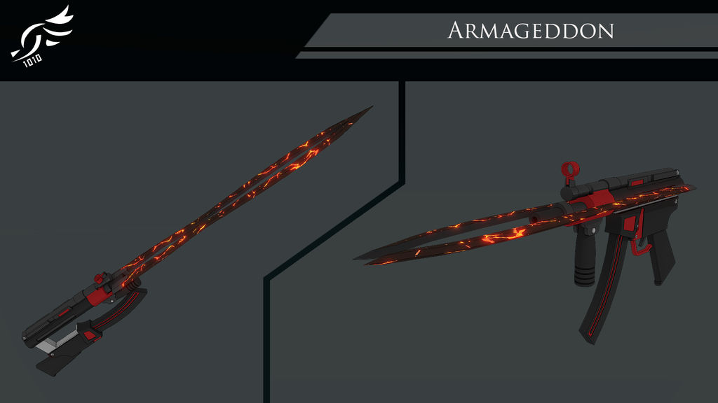 Armageddon Rwby Oc Weapon Commission By Denalcc1010 On Deviantart