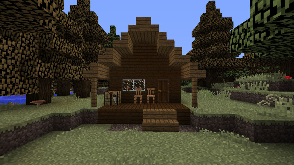 minecraft - simple hut by axlsparda on DeviantArt
