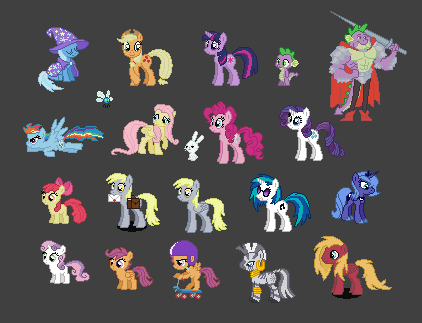 Bunch of MLP Online sprites by urimas on DeviantArt