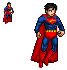 Superman Sprite by FriendAlias on DeviantArt