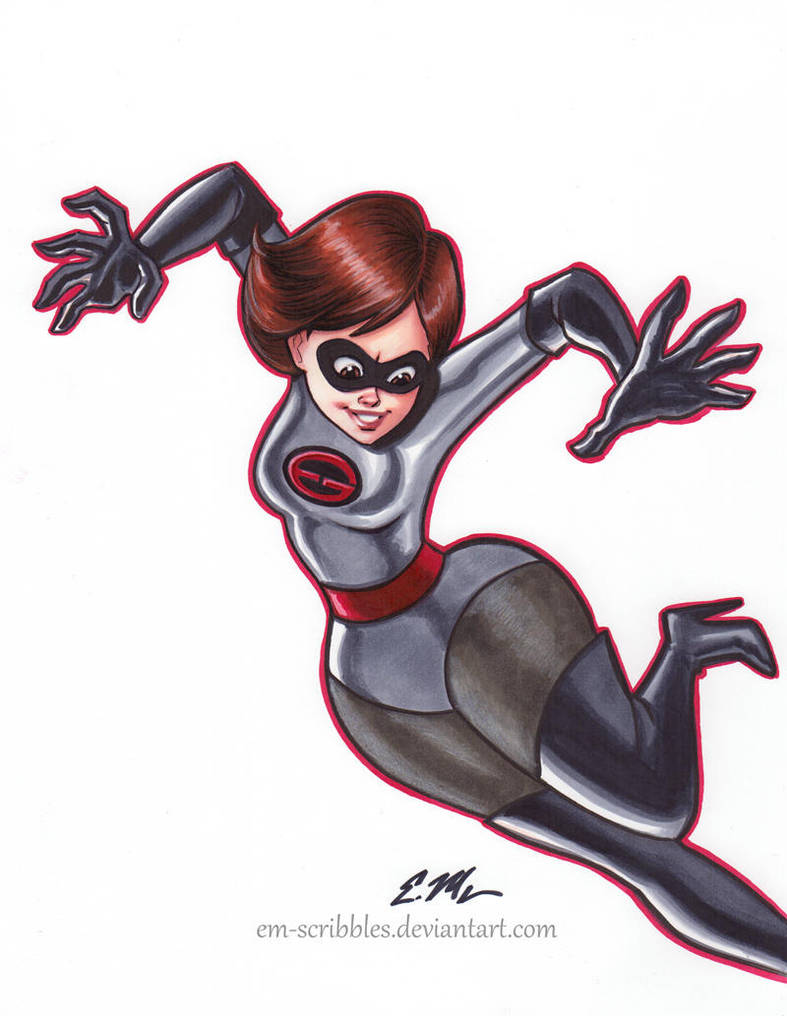 Elastigirl by em-scribbles on DeviantArt
