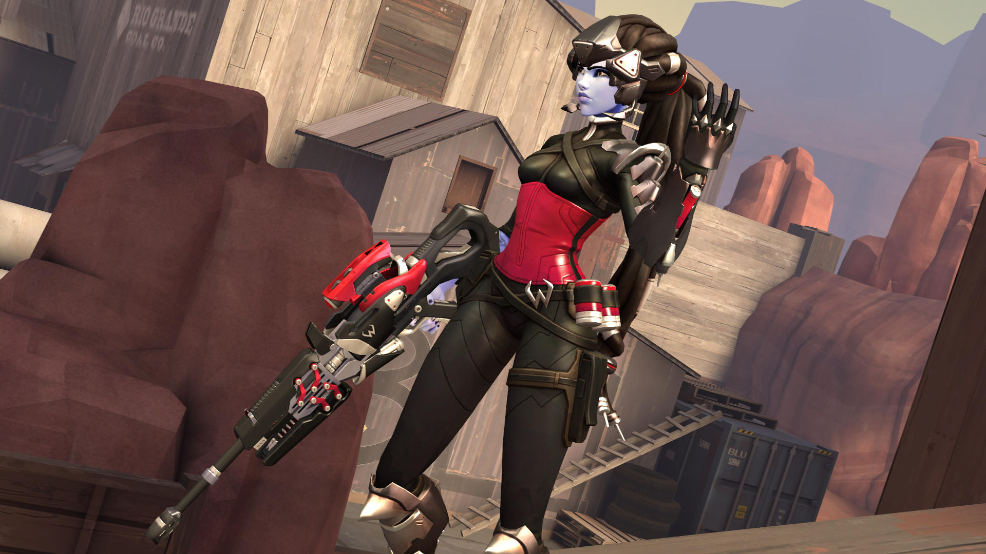 Sfm Overwatch Widowmaker Noire By Enoxshd On Deviantart