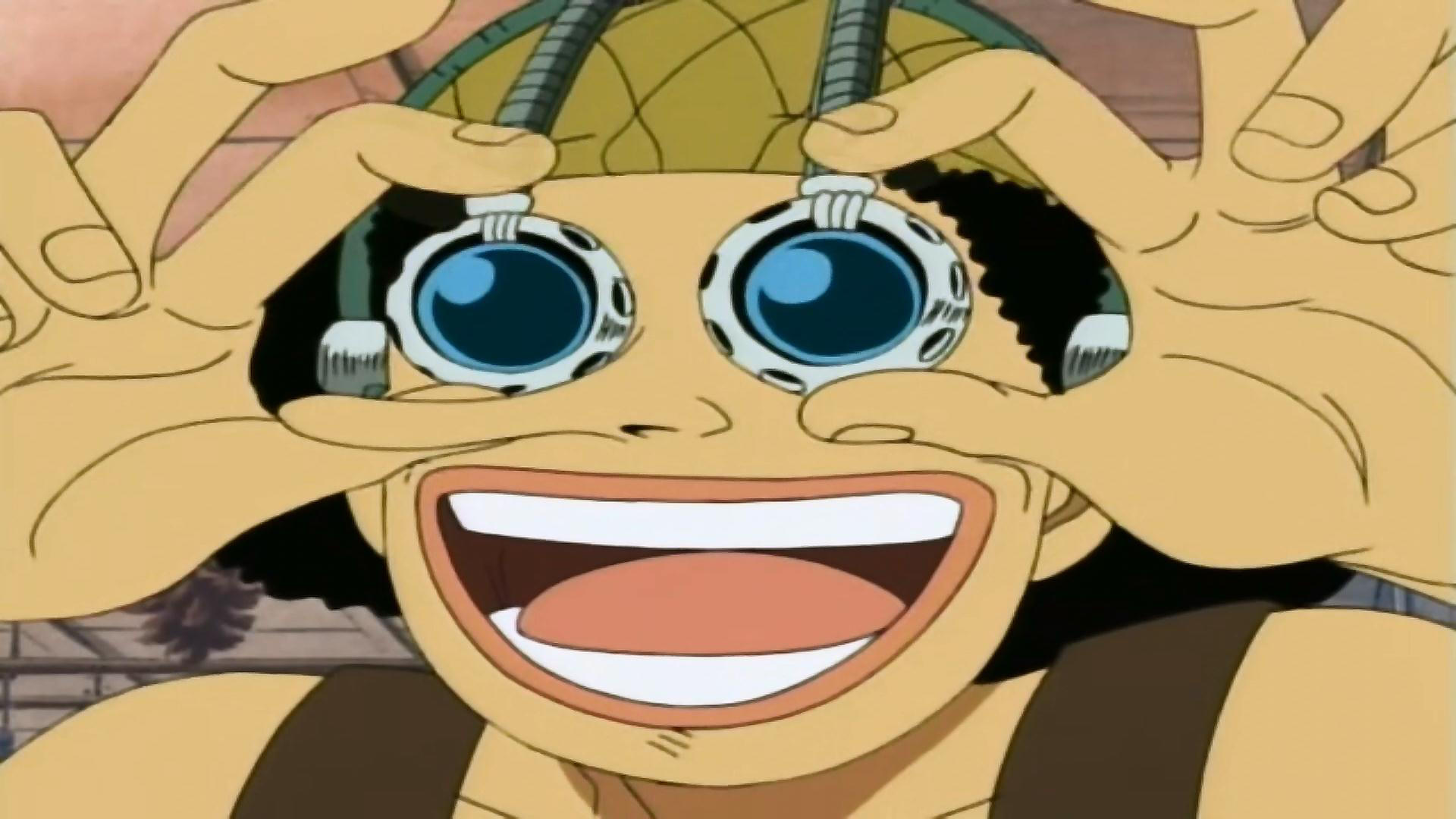 Ussop essayant des lunette de viser by LadyRoseUchiha on DeviantArt