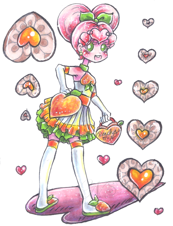 Peachy Girl by NasikaSakura on DeviantArt
