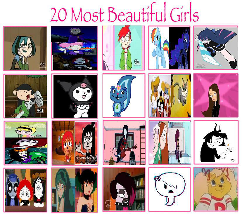Top 20 most beautiful girls by coralinefan4ever on DeviantArt