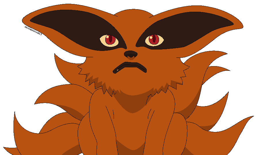 pup Kurama (nine-tailed fox) (Naruto) by dennismennis13 on DeviantArt