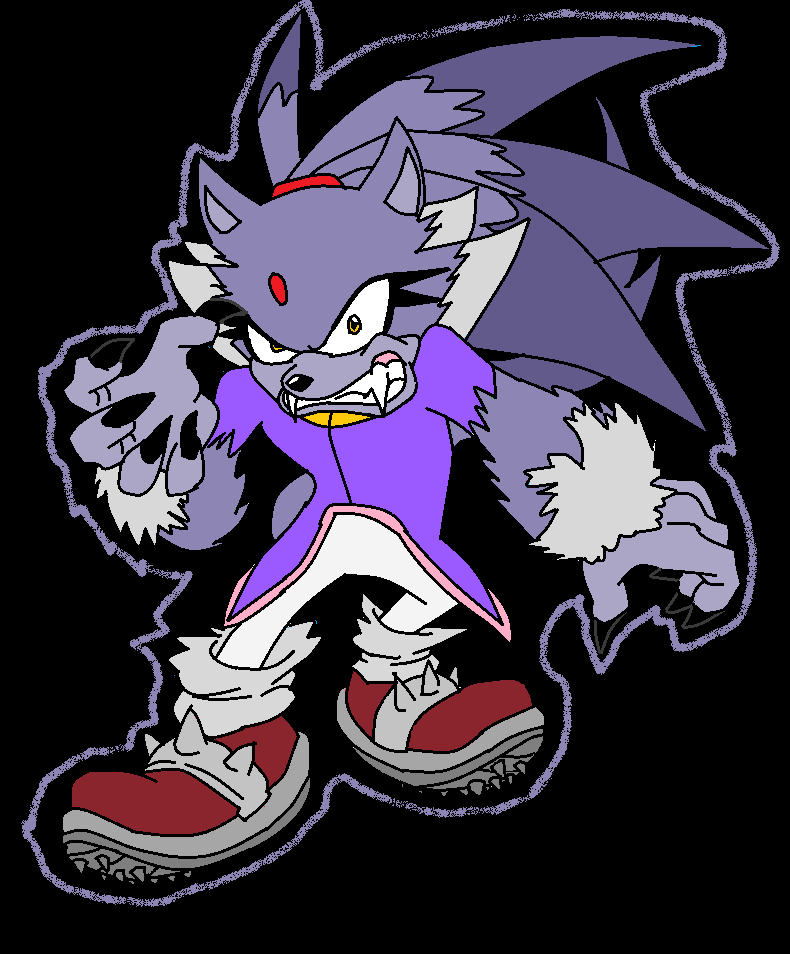 Blaze the Werecat by weresilvaze on DeviantArt