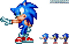 Sonic Advance - Sonic sprite (Mania pallete) by Xyroneriz on DeviantArt