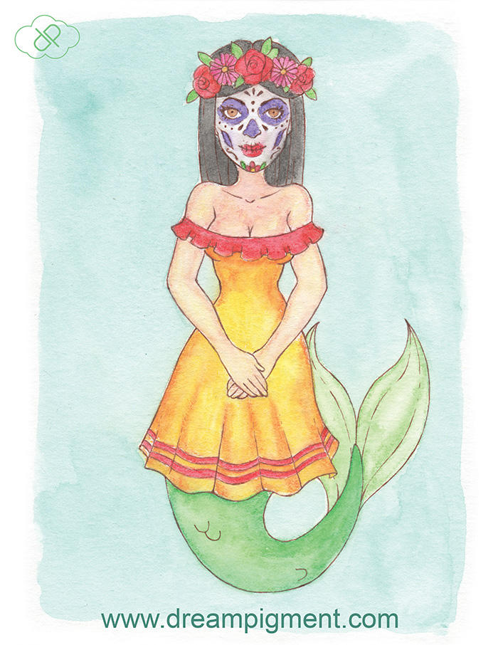 Maple Mermaid - MerMonday November 12th 2018 by DreamPigment on DeviantArt