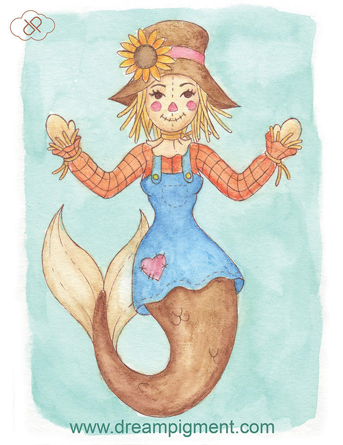 Thankful Mermaid - MerMonday November 19th 2018 by DreamPigment on ...