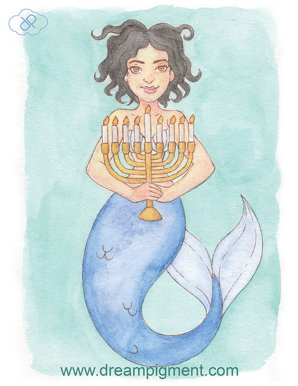 Santa Merman - MerMonday December 24th 2018 by DreamPigment on DeviantArt