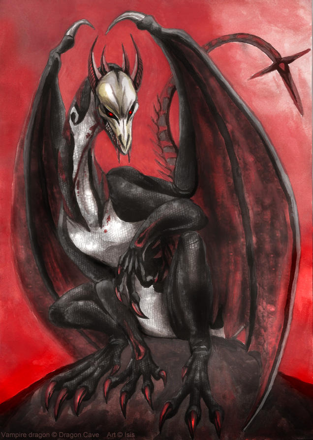 Vampire dragon by IsisMasshiro on DeviantArt