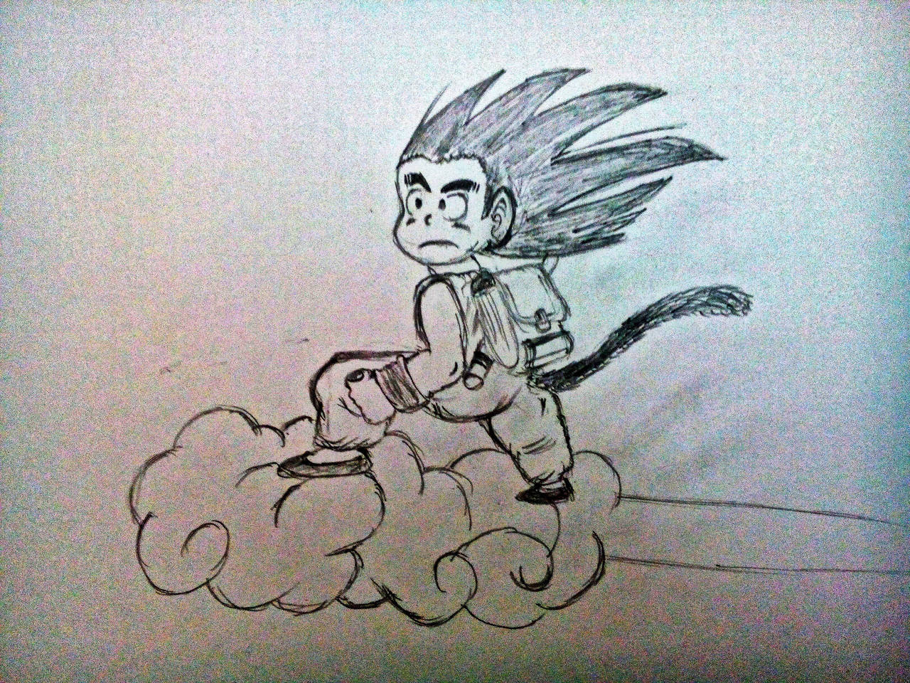 Goku On Flying Nimbus by chaitu0312 on DeviantArt
