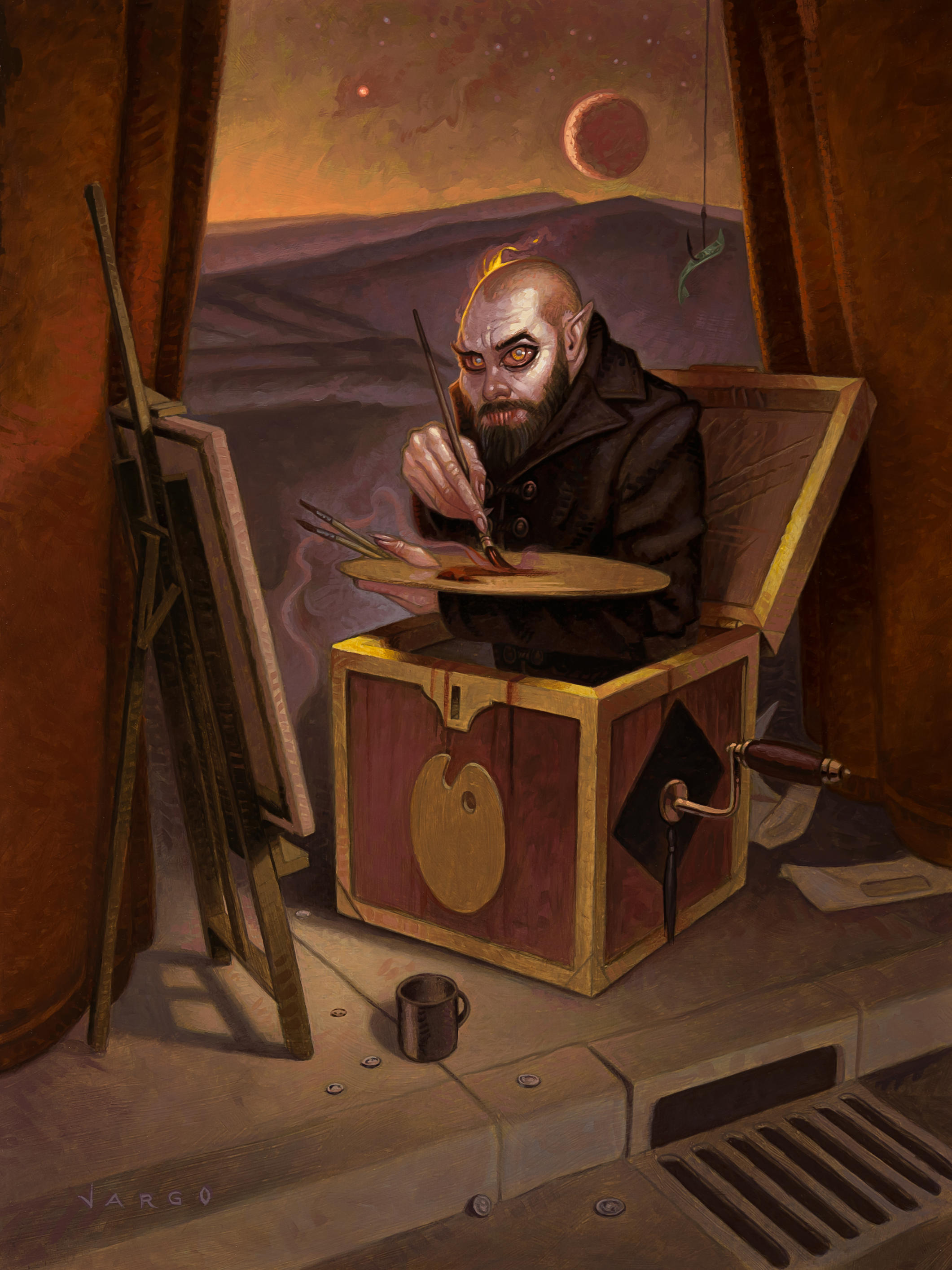 The Artist, by David Vargo : r/ImaginaryArtists