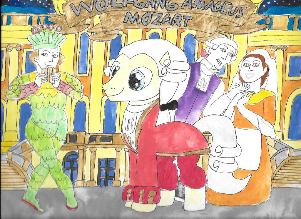 MLP Composers Wolfgang Amadeus Mozart by merrittwilson on DeviantArt