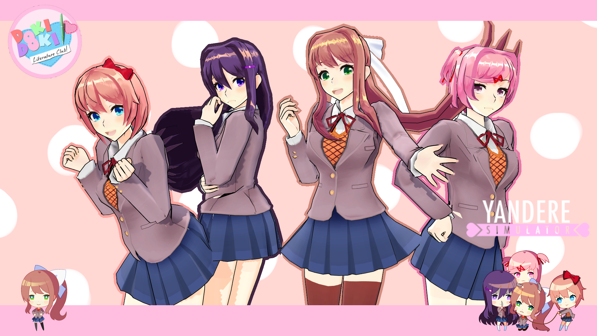 Doki Doki Literature Club by OsanOji on DeviantArt