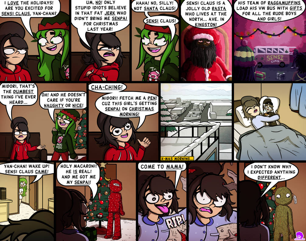 Dank Midori #109 - A Senpai for Christmas by TheCittiverse on DeviantArt