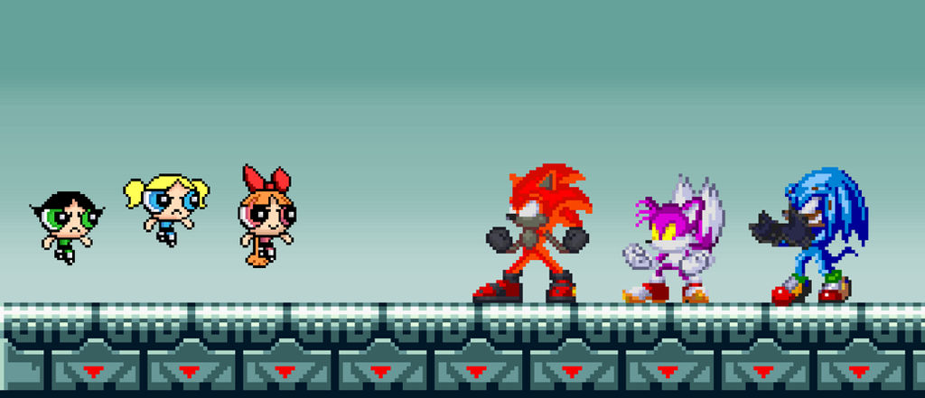 Original Powerpuff Girls vs Sonic Hero Clones by BeeWinter55 on DeviantArt