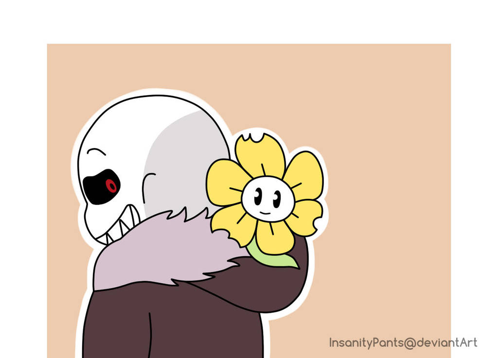 uf sans x uf flowey by InsanityPants on DeviantArt