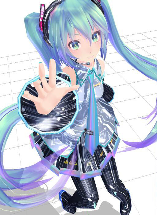 MMD : HATSUNE MIKU by dee-vee-un-nt-art on DeviantArt