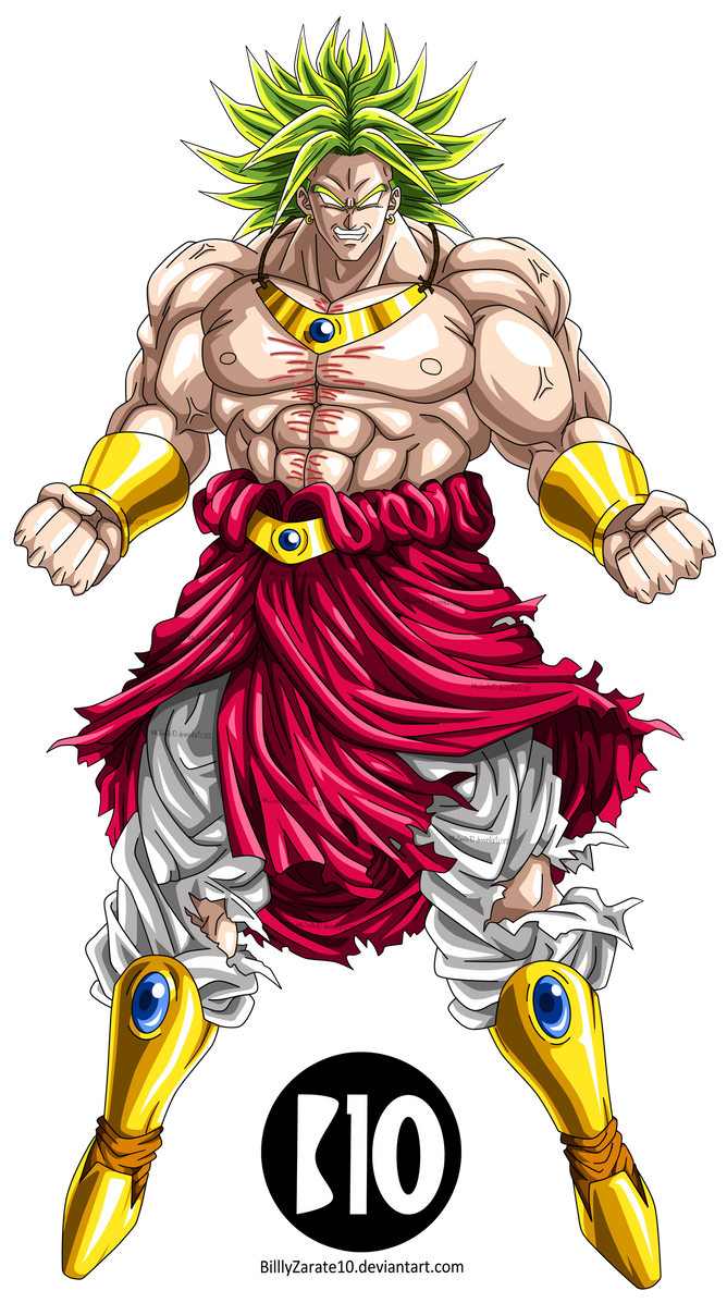 Broly LSSJ DBZ Dokkan Battle Render by BillyZar on DeviantArt