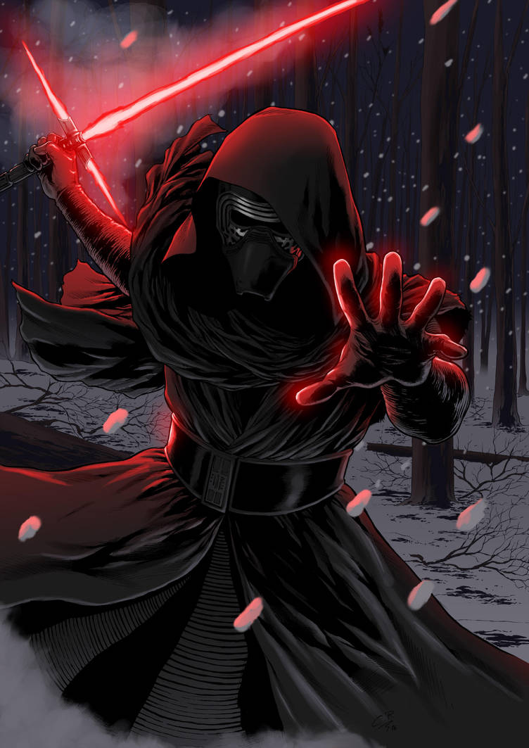 Star Wars The Force Awakens Kylo Ren By Hitokirisan On Deviantart