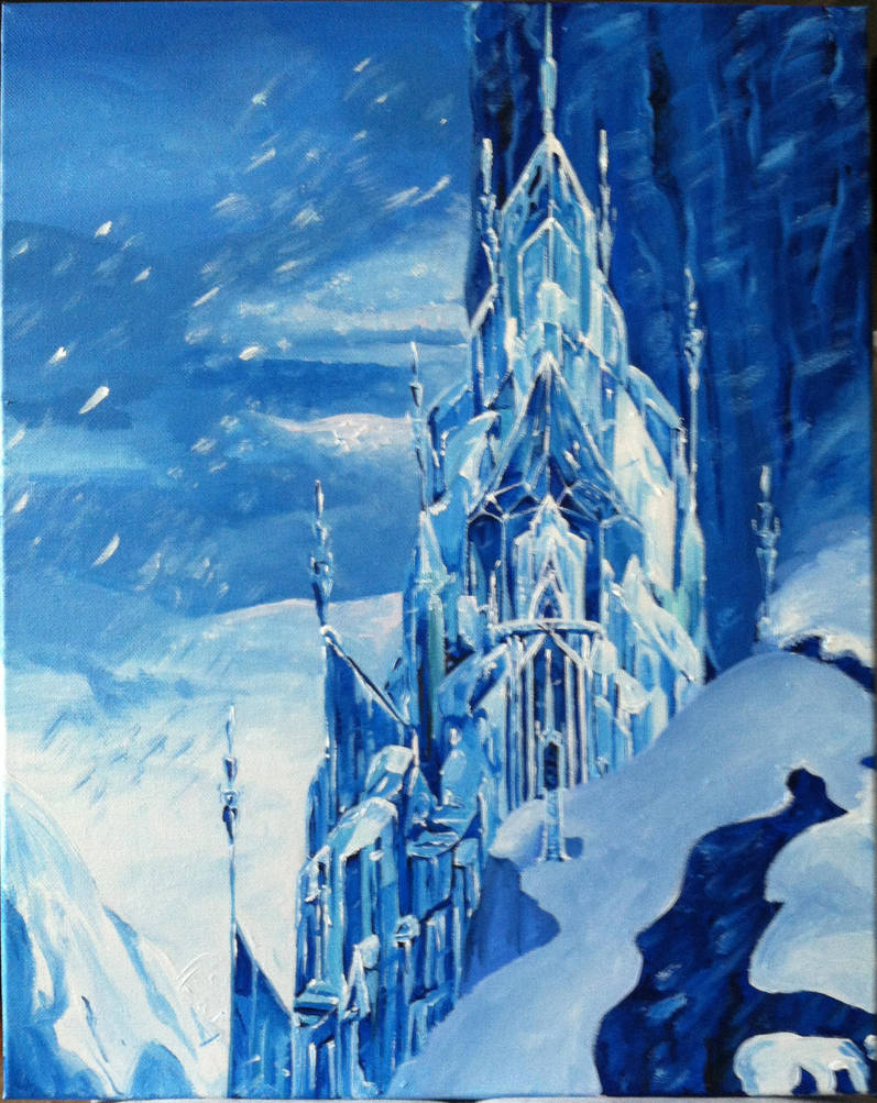 Frozen - Elsa's Castle by Nightsevera on DeviantArt