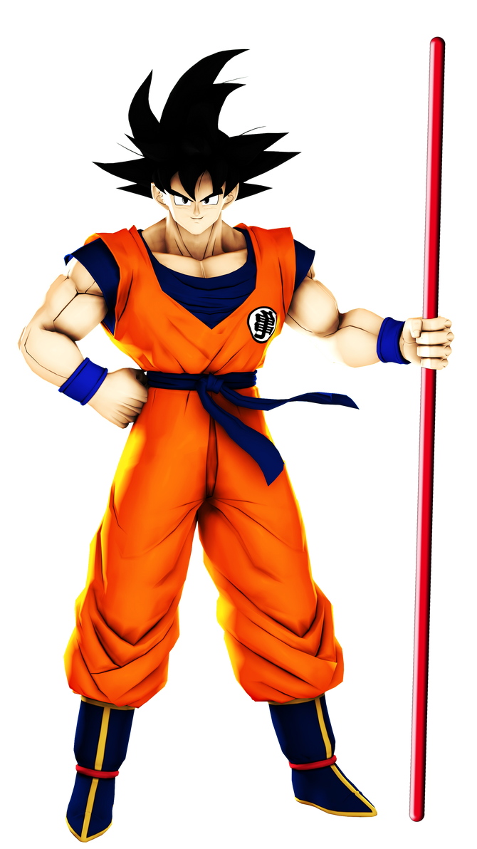 DBFZ-Goku (Naohiro Shintani pose) by MrTermi988 on DeviantArt