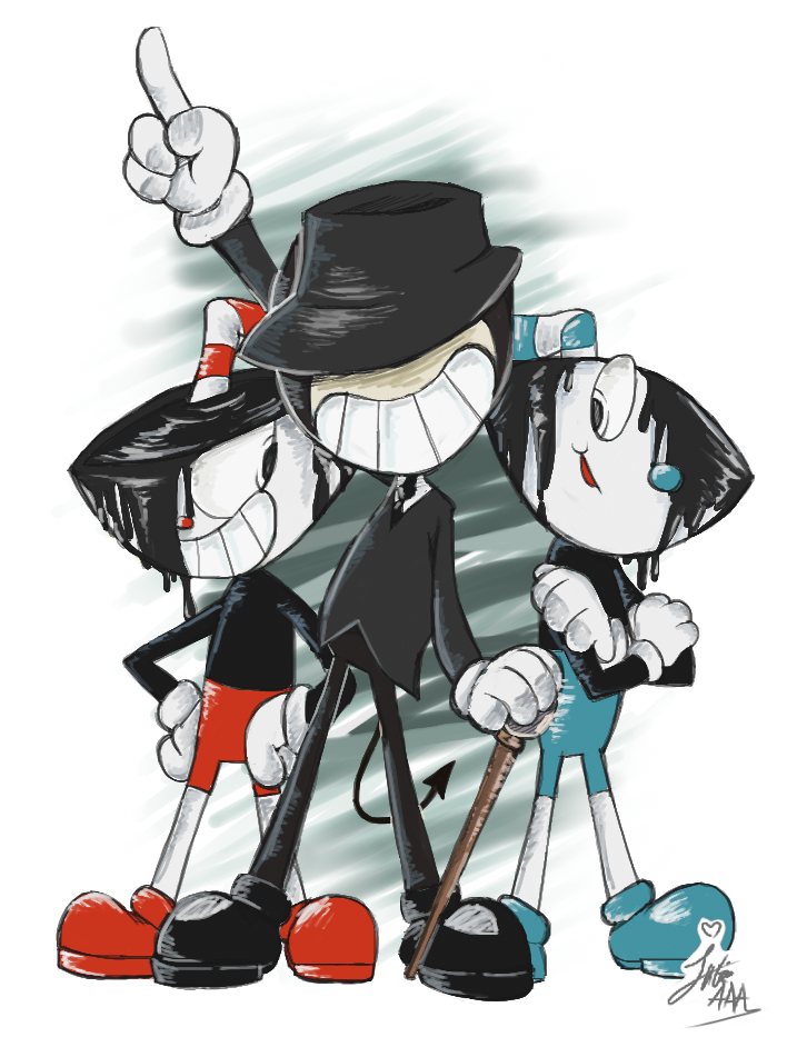 * My friends ( Cuphead * Bendy ) by JulieDraw2046 on DeviantArt