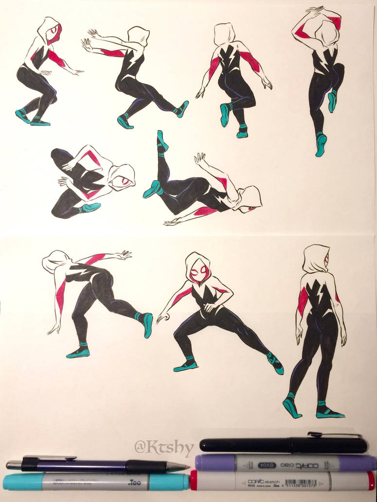 Spider Gwen By Ktshy On Deviantart