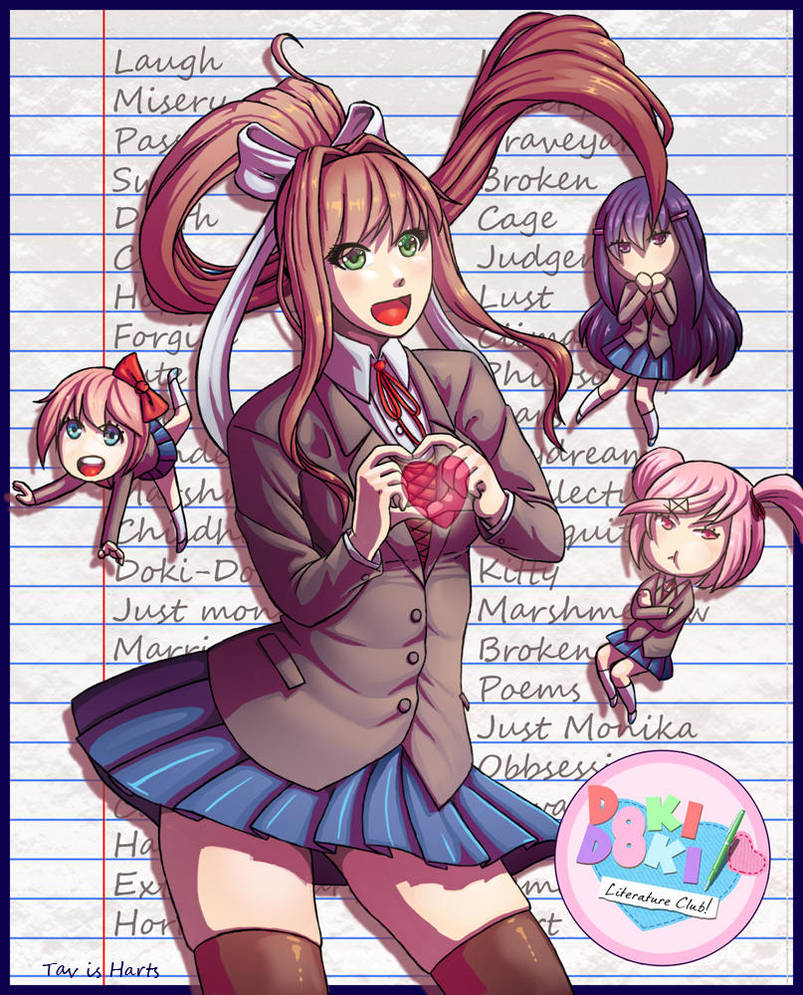 Doki Doki by tavisharts on DeviantArt