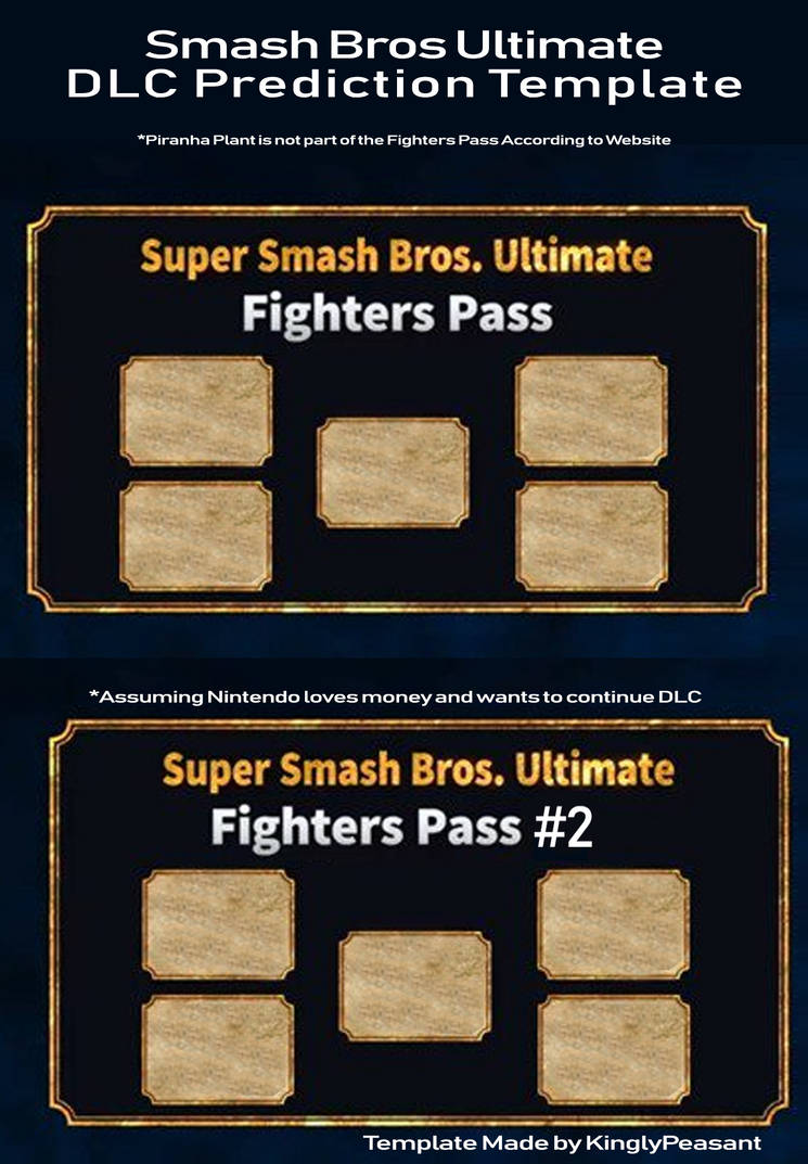 Smash Dlc Template by KinglyPeasant on DeviantArt