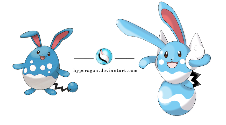 Mega Azumarill by Hyperagua on DeviantArt