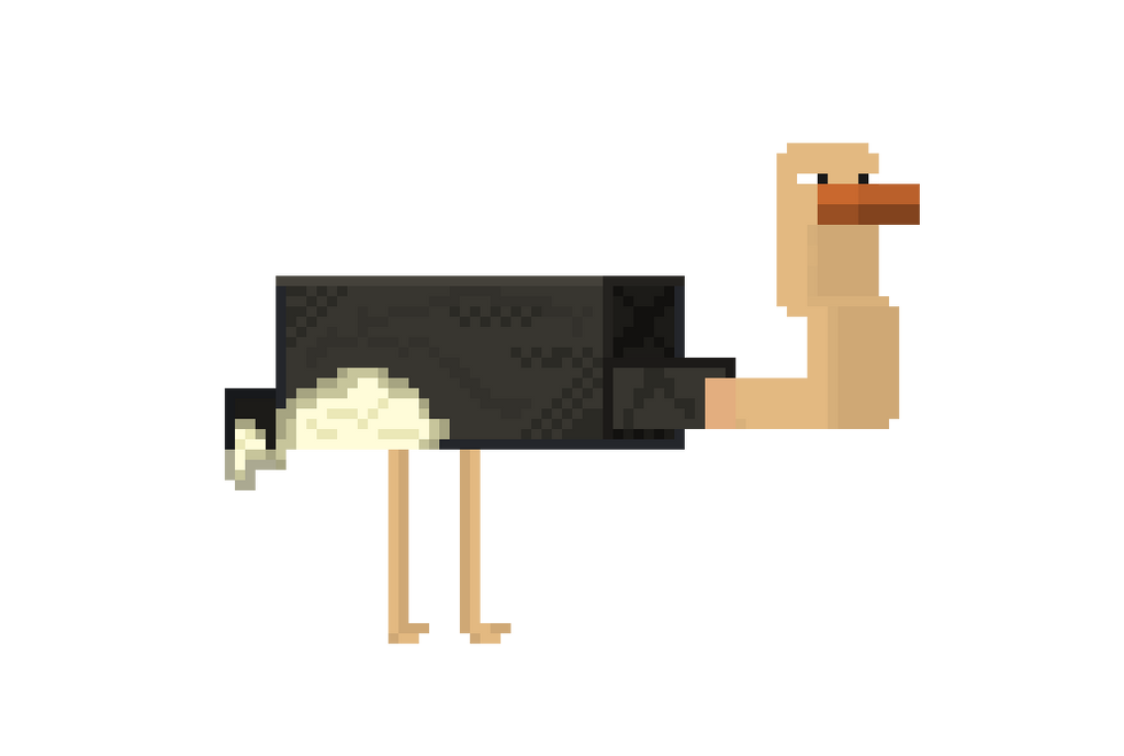Minecraft Ostrich by mrtogedermaru on DeviantArt