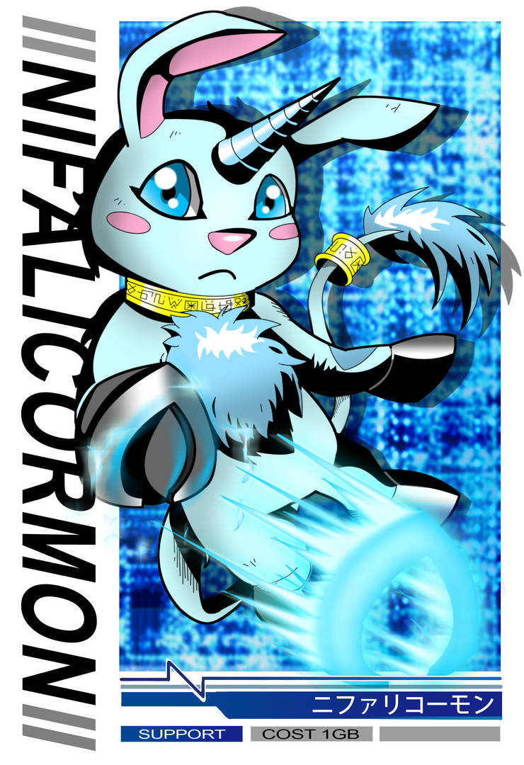 Digimon Hyper Virus - Merinobymon Jintrix Card by BabydollStarCatcher ...