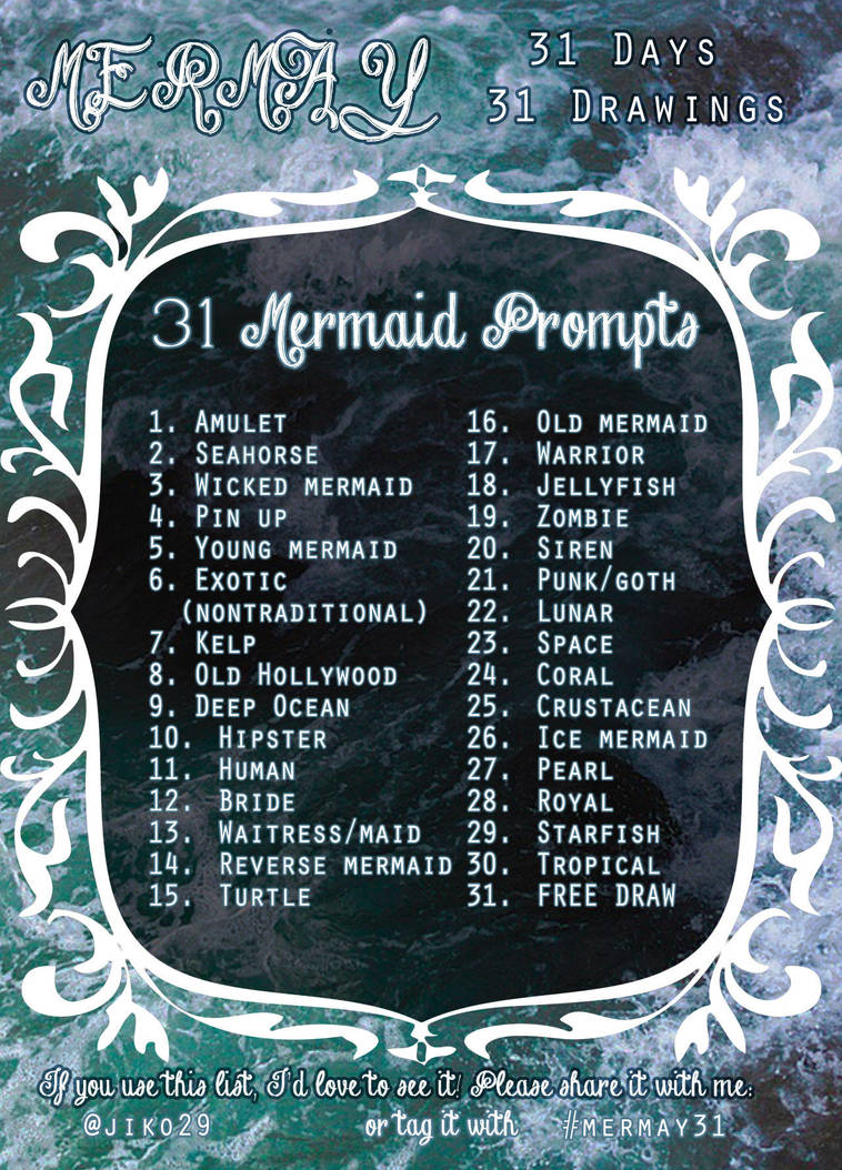 Mermay Prompts by jiko29 on DeviantArt