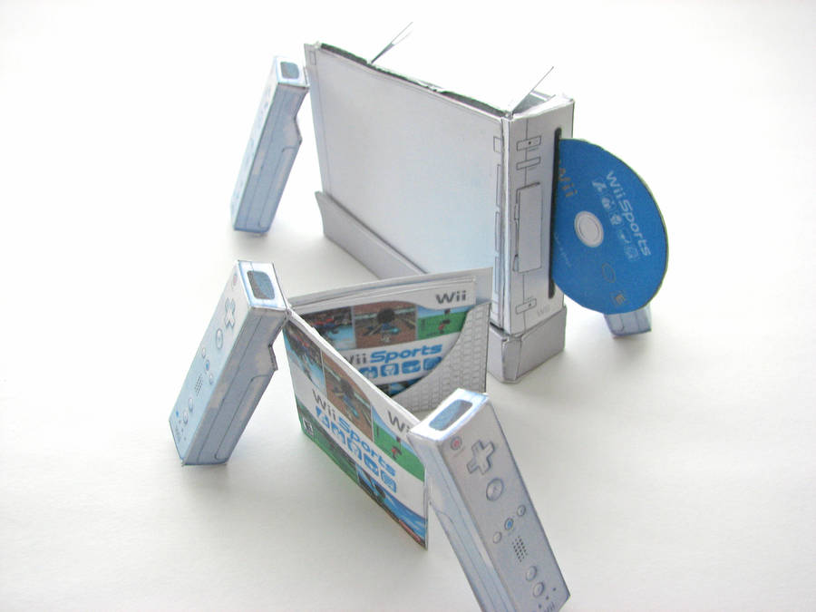 Mini papercraft Wii by EccoingMark on DeviantArt