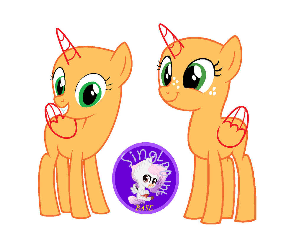 01 Base Mlp Teenage Base by singlpaint on DeviantArt