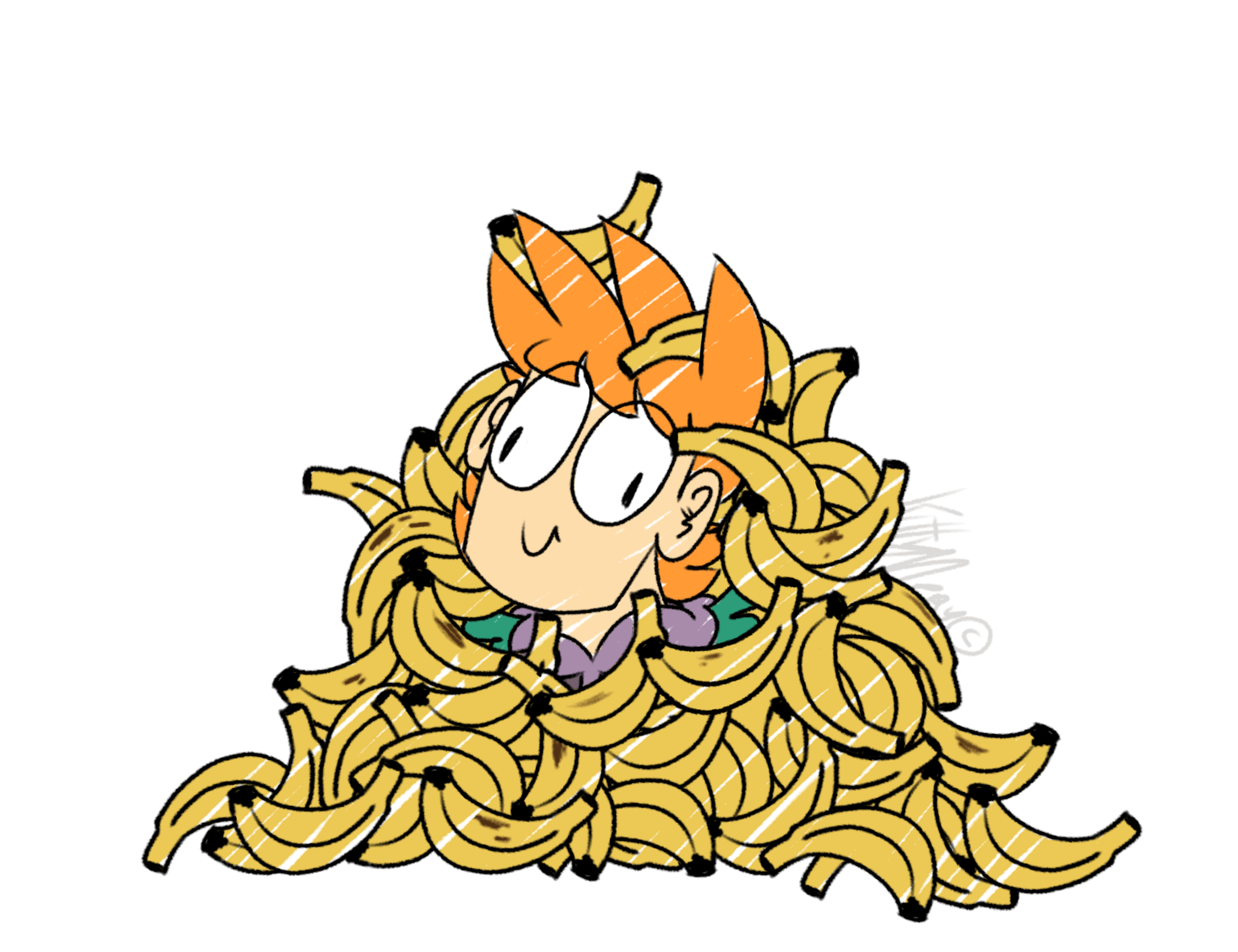 im one with the bananas now by KittyMery on DeviantArt