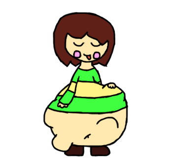Chara ate someone x3 by SansLoverX3 on DeviantArt