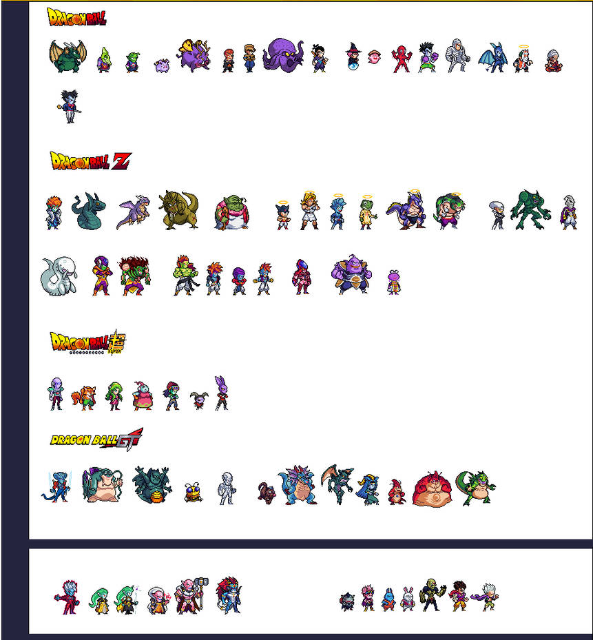 Dragon Ball Sprites LSW/ULSW/Other by suten94 on DeviantArt