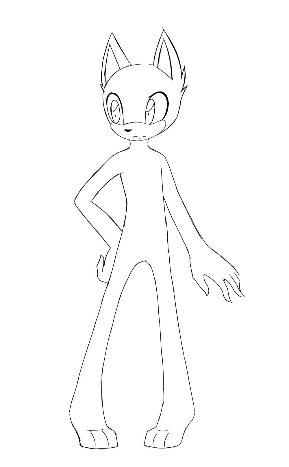 Sonic male base by ApallonShinomia on DeviantArt