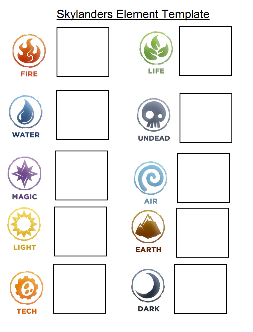 Skylanders Element Template by Darth19 on DeviantArt