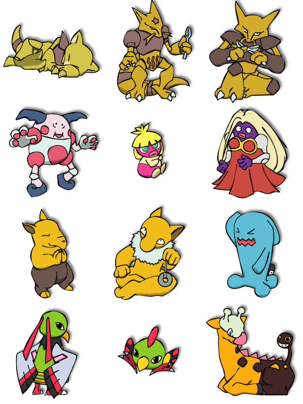 Psychic Pokemon by Taeryne on DeviantArt