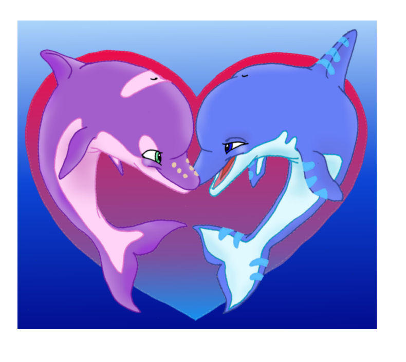 dolphin love by artificus on DeviantArt