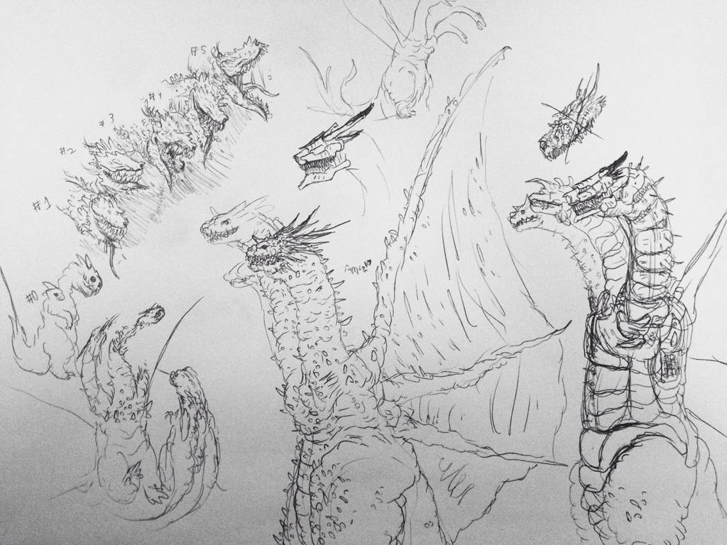 G_Redesigned - Ghidorah Redesign Concept (4) by Apgigan on DeviantArt
