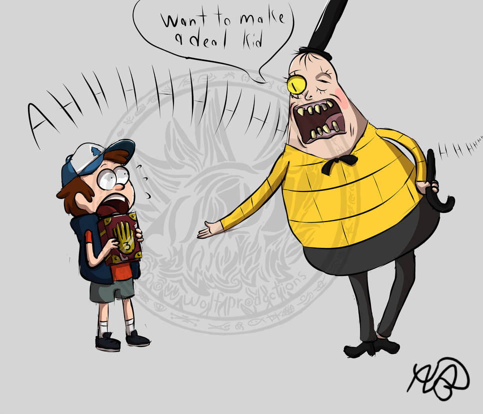 Canon Human Bill Cipher by SnowWolfProductions on DeviantArt